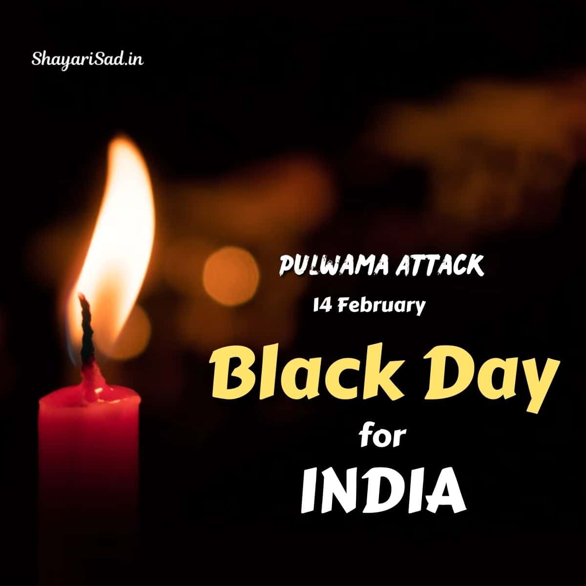 Pulwama Attack 14 February Black Day for India – 14 February Black Day ...