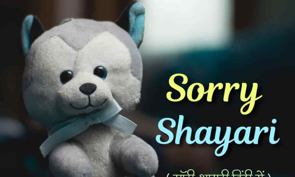 100+ Best Sorry Shayari in Hindi – सॉरी शायरी फोटो 2024 - Shayari Sad